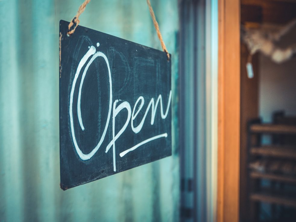 Rustic Open Sign - SweetIQ